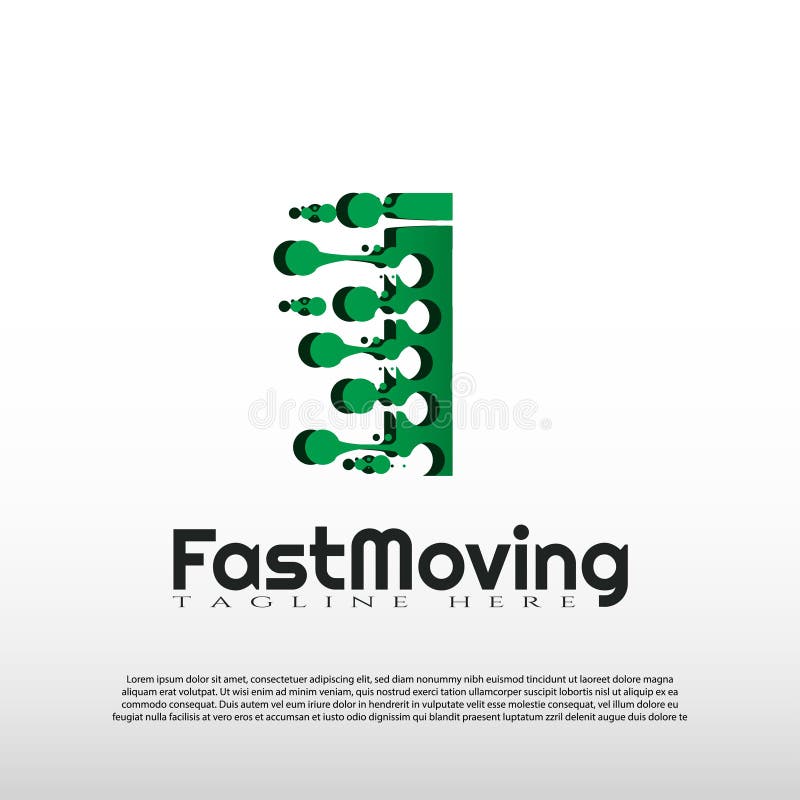 Fast Moving Logo with Initial G Letter Concept. Movement Sign ...