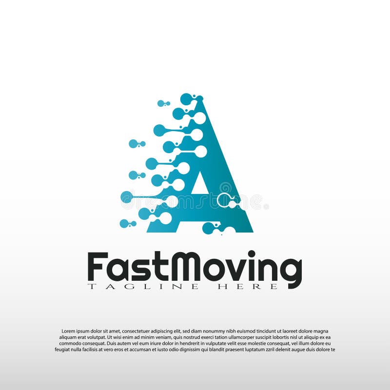 Fast Moving Logo with Initial J Letter Concept. Movement Sign Stock ...