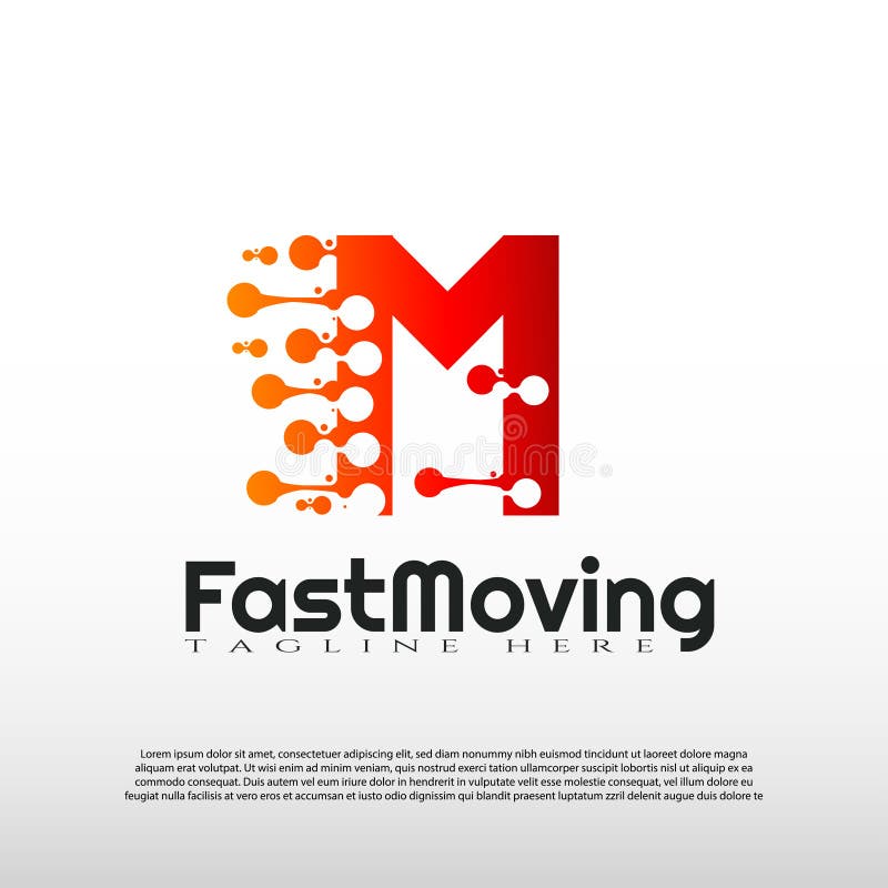 Logo Letter M Fast Stock Illustrations – 500 Logo Letter M Fast Stock ...
