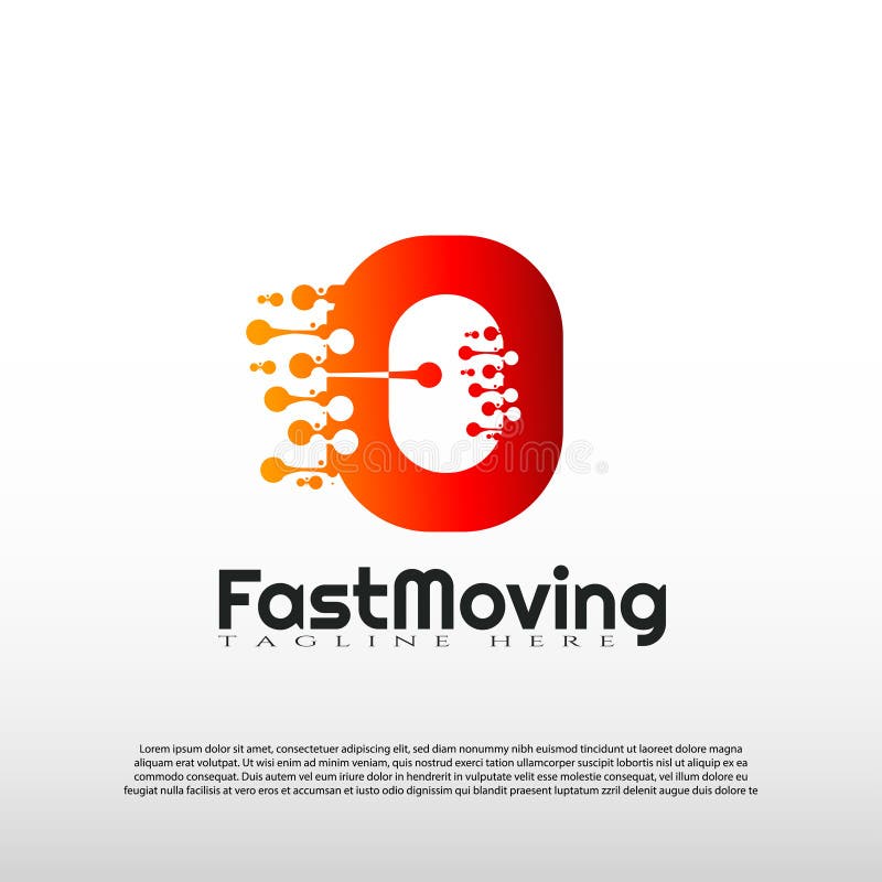 Fast Moving Logo with Initial J Letter Concept. Movement Sign Stock ...