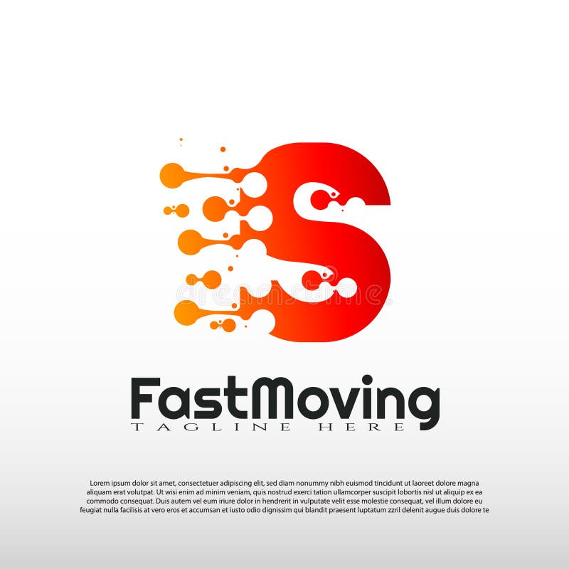 Fast Moving Logo with Initial J Letter Concept. Movement Sign Stock ...