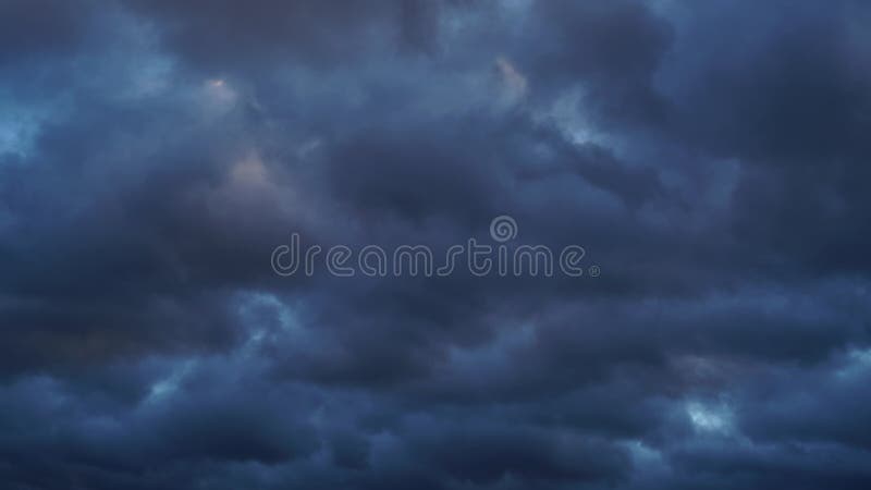 Heavy Rain Falling from Dramatic Sky Stock Footage - Video of cloud ...