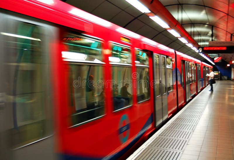 Fast moving train stock photo. Image of white, tube, trains - 5759014