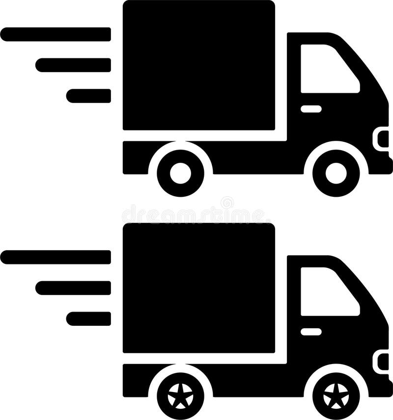 Fast moving car icon stock illustration. Illustration of black - 17916250