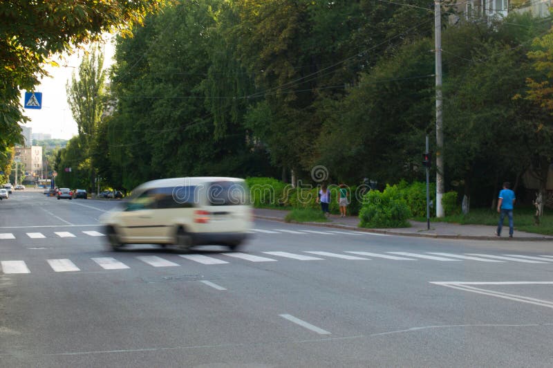 Fast-moving Vehicles on the Highway in the Streets Editorial Image ...