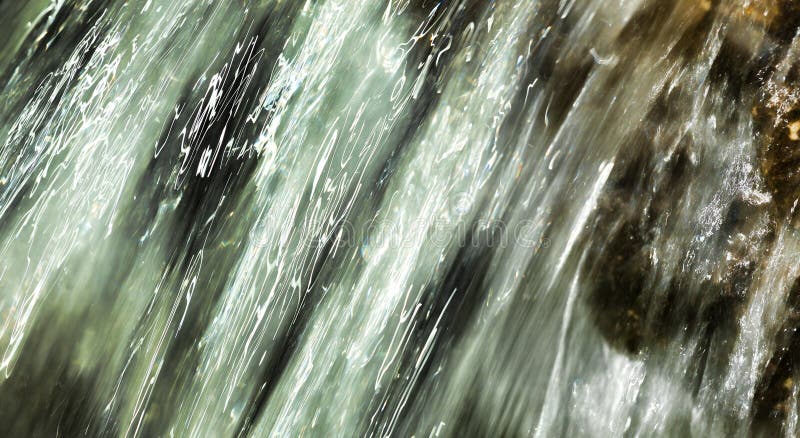 Fast Moving Water Over Rocks Stock Photo - Image of white, rocks: 54456094
