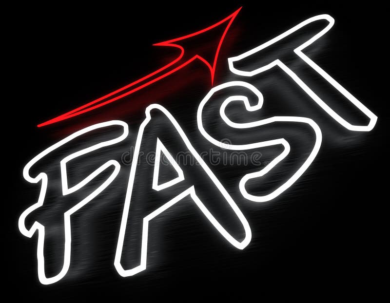 Fast Neon Light Movement Effect Stock Vector - Illustration of effect ...