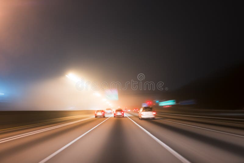 Fast night driving stock image. Image of transportation - 50061277