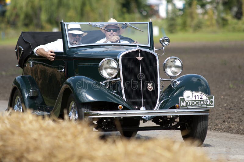 Fast old car editorial stock image. Image of motoclassic - 26204319