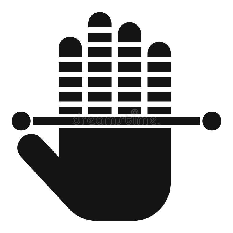 Scan Palm Code Icon Simple Vector Stock Illustrations – 75 Scan Palm ...