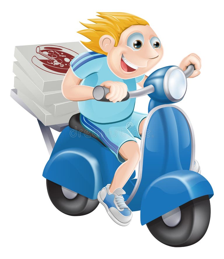 Food Delivery Driver Clipart Stock Illustrations – 131 Food Delivery ...