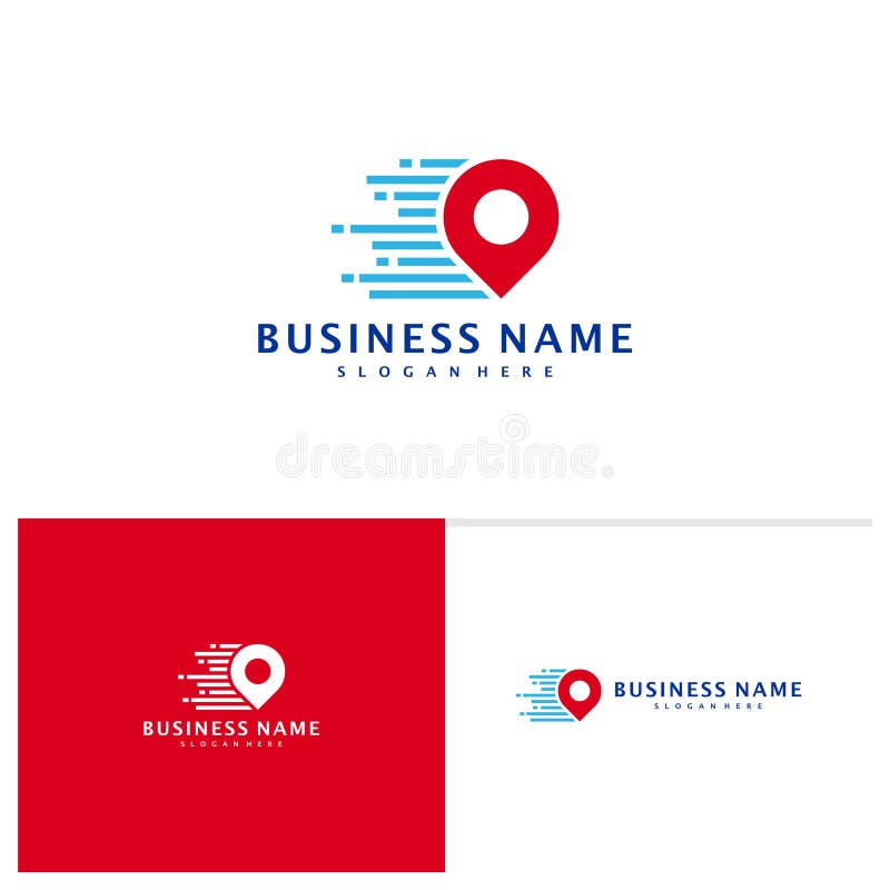 Fast Point Logo Template, Creative Point Logo Design Vector, Fast Logo ...