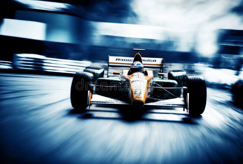 Fast Racing Car, Speed in Motion. Generative AI Stock Illustration ...