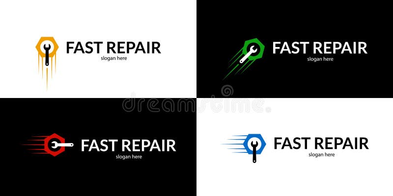 Fast repair logo stock vector. Illustration of shop - 247203523