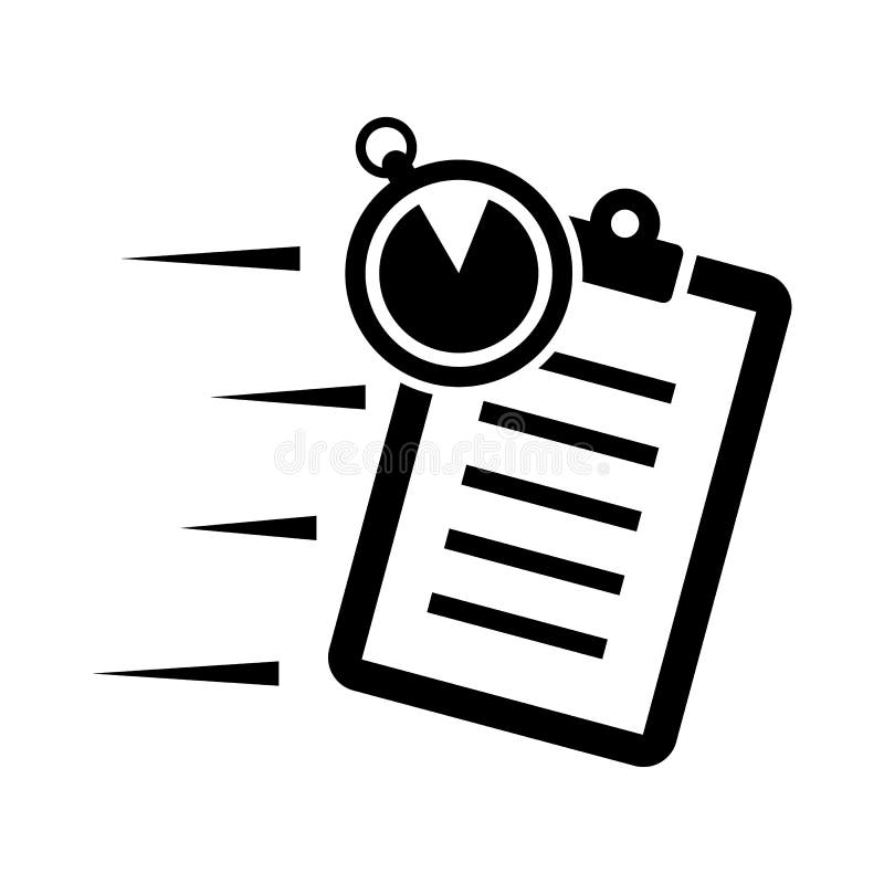 Fast Review Document with Assess Icon. Quick Audit Verification, Check ...