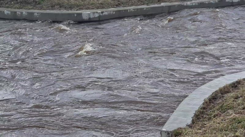 Fast River Current in Latvia Stock Video - Video of mountain, event ...
