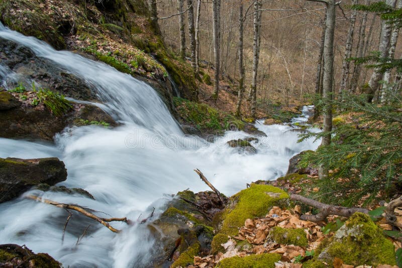 Fast icy river stock photo. Image of frozen, power, freeze - 8117432