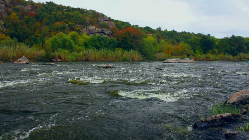 Fast river stream stock video. Video of landscape, tourism - 41273637