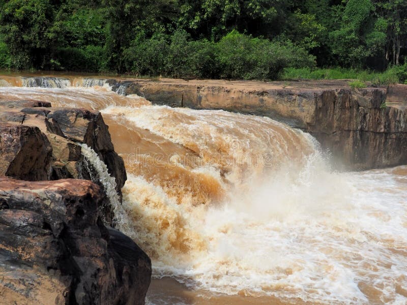 Fast river stream. stock photo. Image of wild, river - 82476796