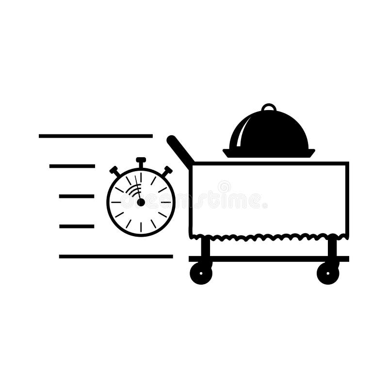 Fast Room Service Icon stock vector. Illustration of business - 207808033