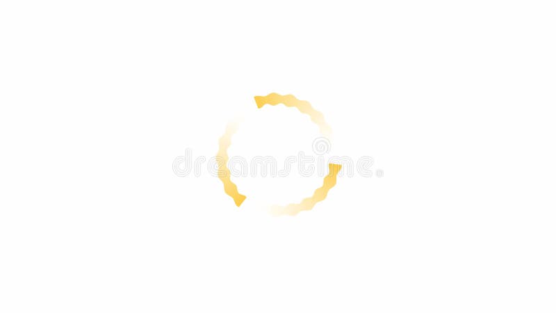 Fast Rotating Wavy Segments Changing Color on Transparent Background ...