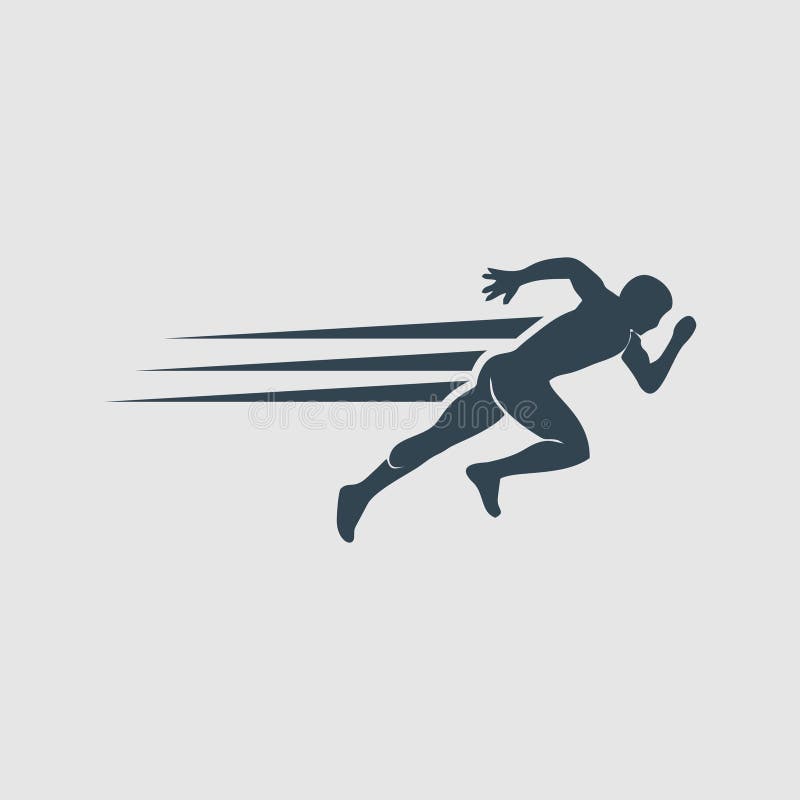 Fast Running Rabbit Logo Vector Stock Vector - Illustration of animal ...