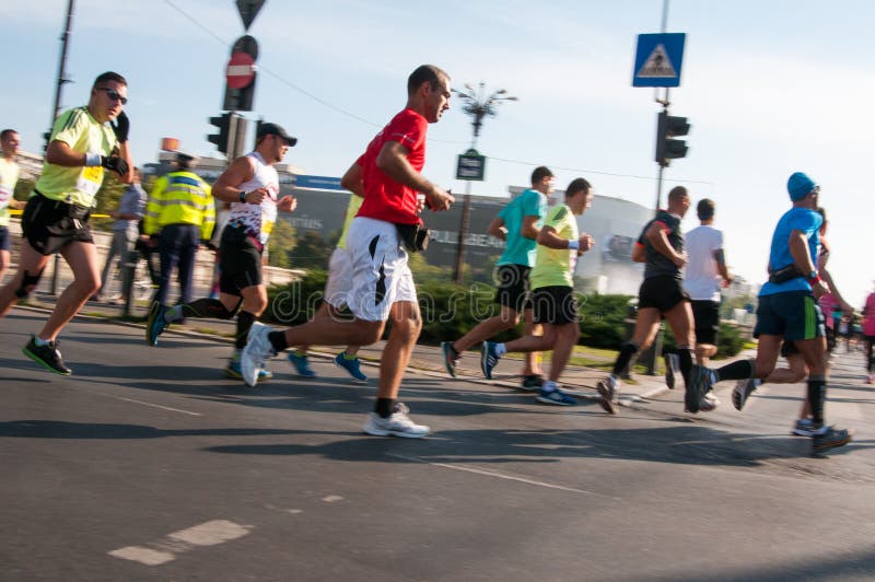 Fast running people editorial stock photo. Image of sunny - 60387303