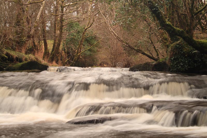 Fast Running River in Late Fall Stock Image - Image of flowing, scenery ...