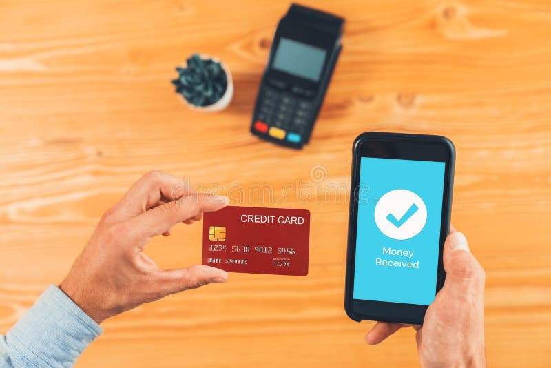 Modern Shopping Lifestyle with Smartphone Application. Entity Stock ...