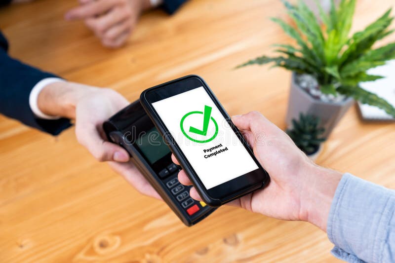 Modern Shopping Lifestyle with Smartphone Application. Entity Stock Illustration - Illustration ...