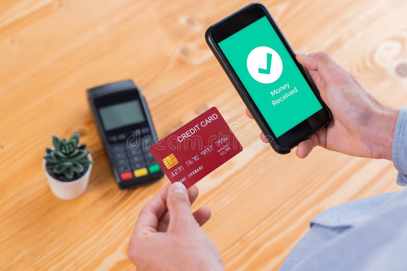 Modern Shopping Lifestyle with Smartphone Application. Entity Stock ...