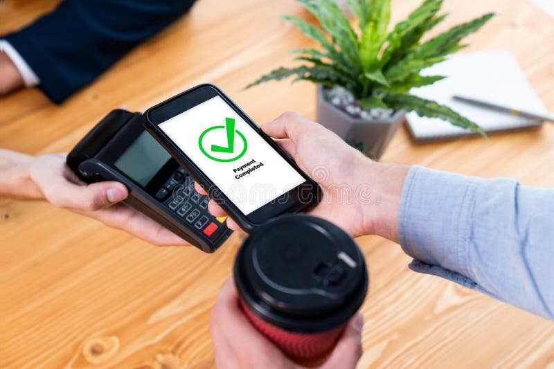 Modern Shopping Lifestyle with Smartphone Application. Entity Stock ...