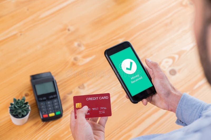 Modern Shopping Lifestyle with Smartphone Application. Entity Stock ...