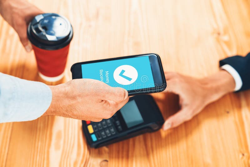 Modern Shopping Lifestyle with Smartphone Application. Entity Stock ...