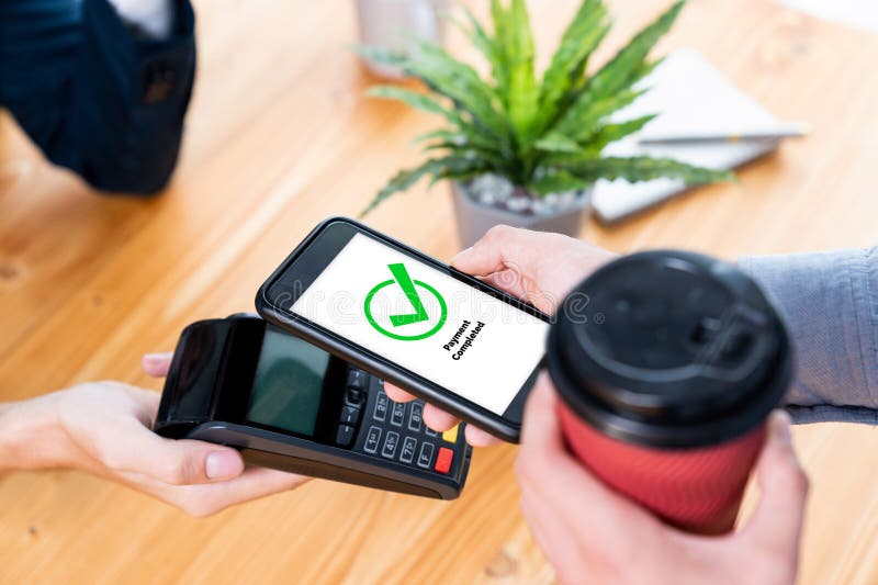 Modern Shopping Lifestyle with Smartphone Application. Entity Stock Illustration - Illustration ...