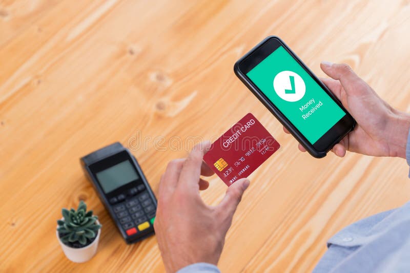 Modern Shopping Lifestyle with Smartphone Application. Entity Stock Illustration - Illustration ...