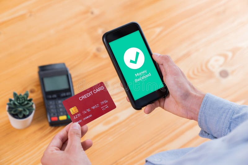 Modern Shopping Lifestyle with Smartphone Application. Entity Stock ...