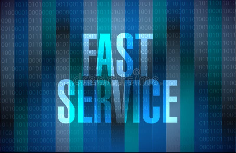 Fast service stock illustration. Illustration of design - 23825249
