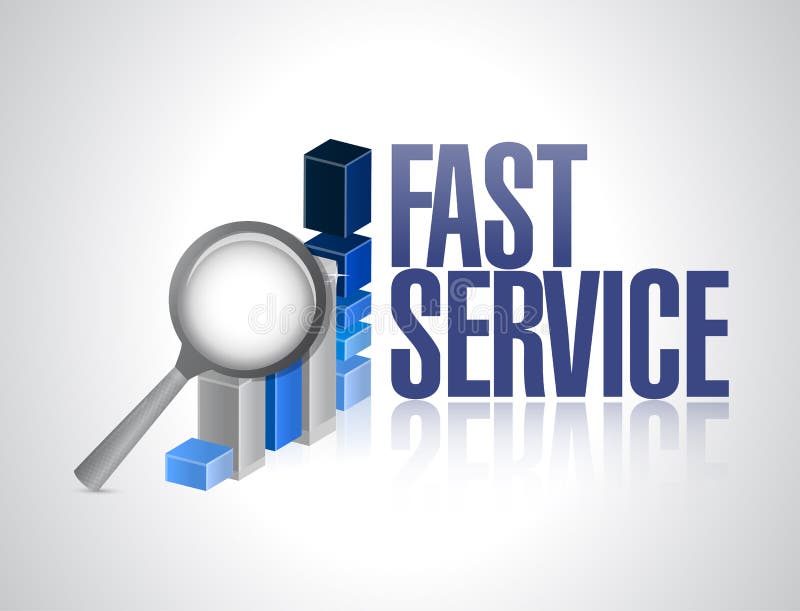Fast service stock illustration. Illustration of design - 23825249
