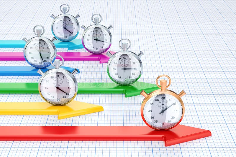 Fast service concept, 3D stock illustration. Illustration of deadline ...