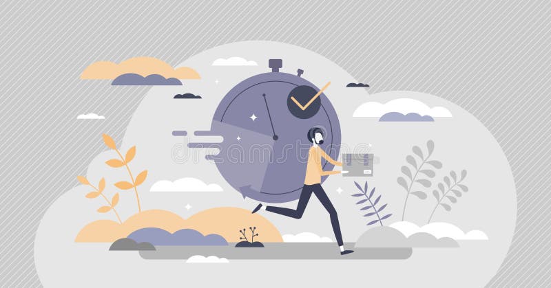 Fast Service and Express Delivery with Urgent Shipment Tiny Persons ...