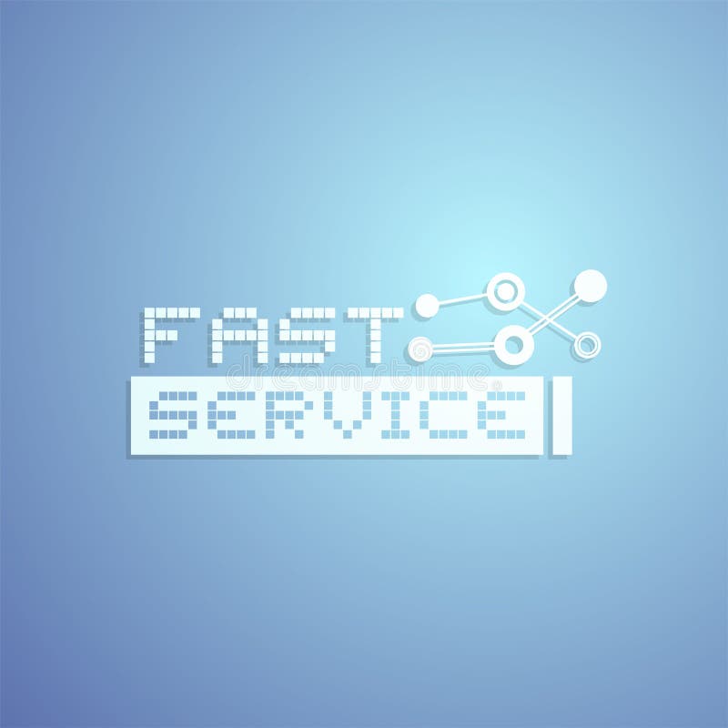 Fast service icon stock vector. Illustration of business - 79331875