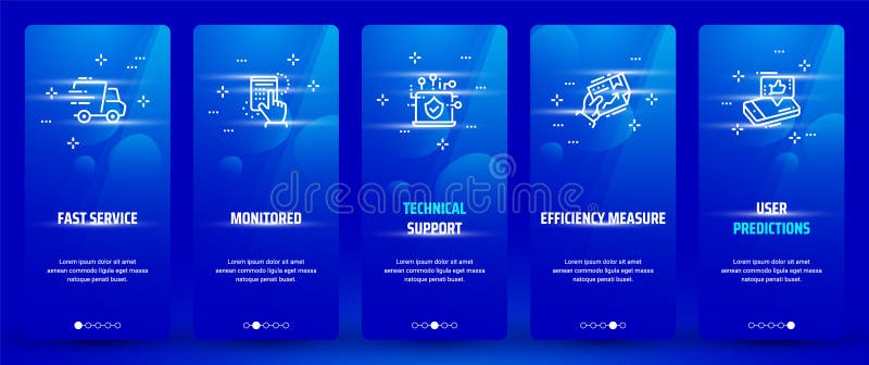 Fast Service, Monitored, Technical Support, Efficiency Measure, User ...