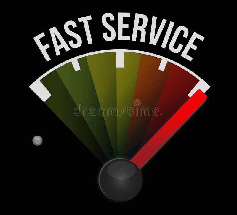Fast service stock illustration. Illustration of design - 23825249