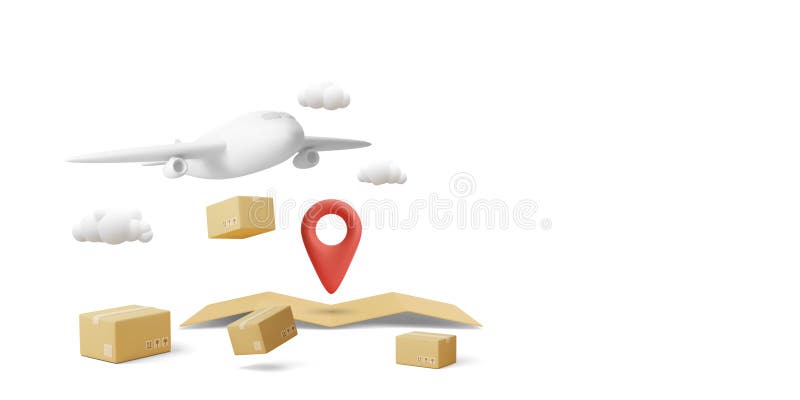 Fast Shipping. Concept for Fast Delivery Service Stock Vector ...