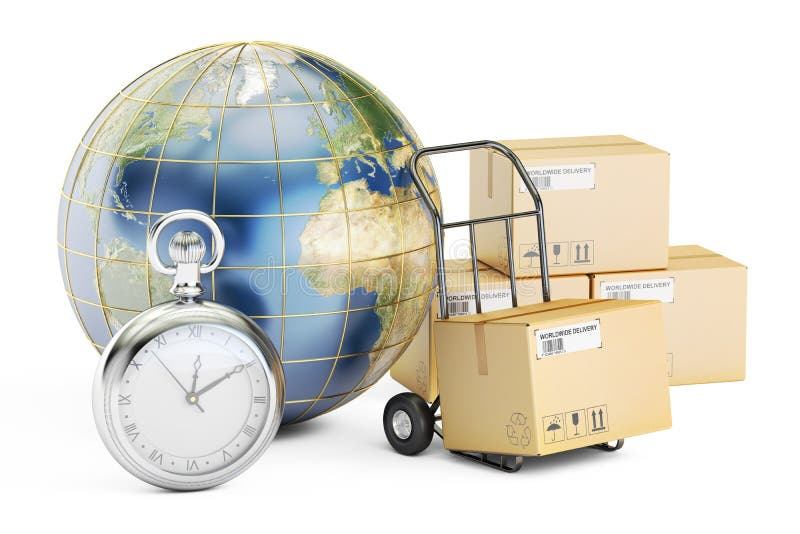 Shipping, Delivery and Logistic Concept Stock Illustration ...