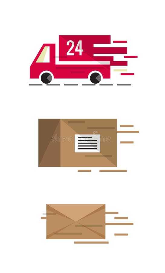 Fast shipping delivery. stock vector. Illustration of fulfillment ...