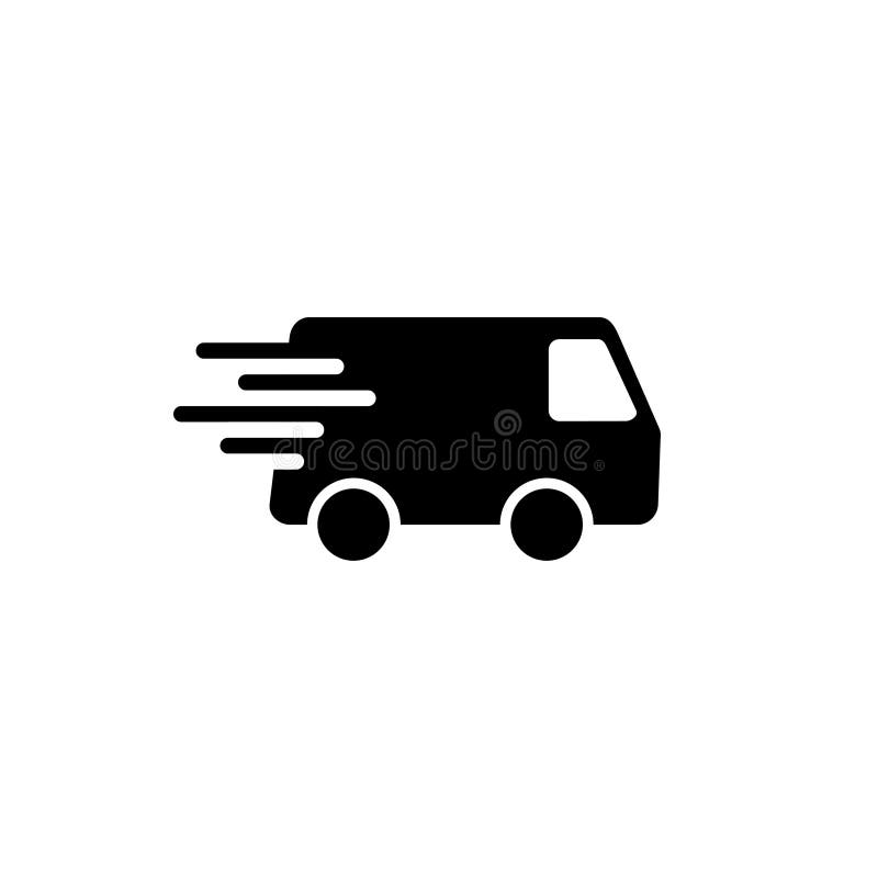 Fast Shipping Delivery Truck Icon . Delivery Truck Icon. Fast Delivery ...