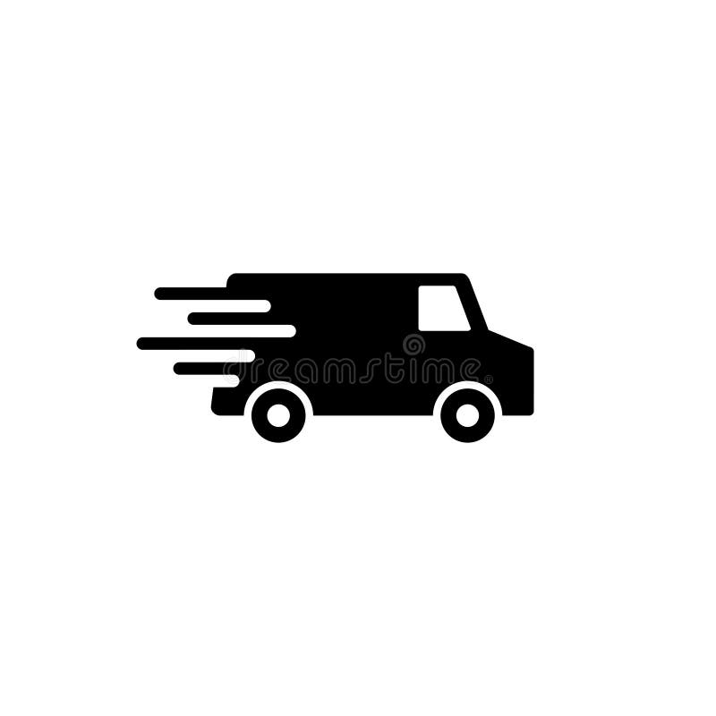 Fast Shipping Delivery Truck Icon . Delivery Truck Icon. Fast Delivery ...