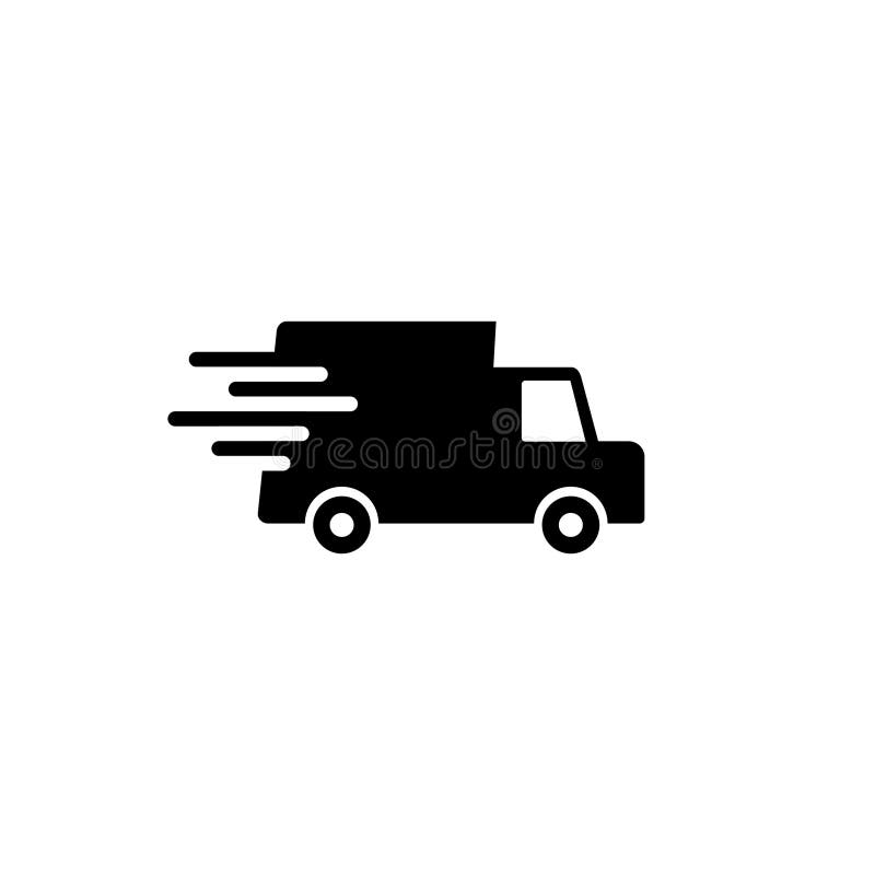 Fast Shipping Delivery Truck Icon. Delivery Truck Icon. Fast Delivery ...